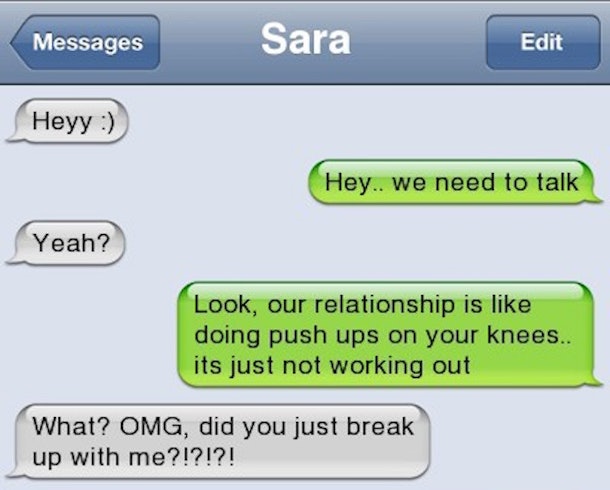 20 Break-Up Texts That Will Make You Want To Stay Single For Eternity (Photos)