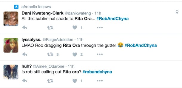 Rob Kardashian Shaded Rita Ora On 'Rob & Chyna' And Twitter Lit Up