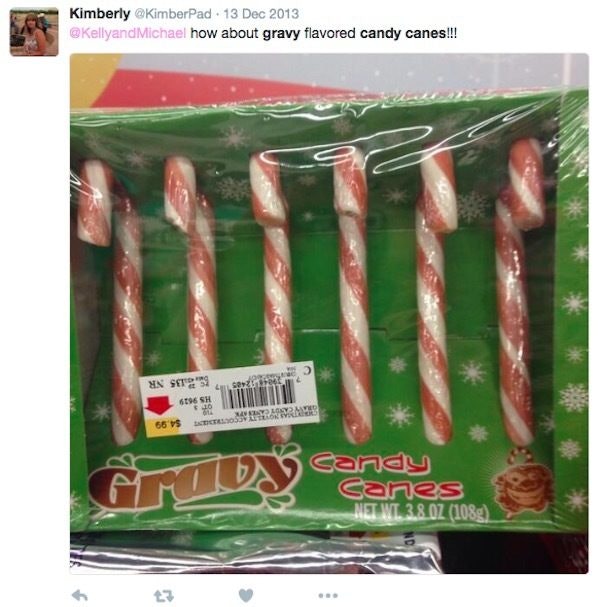 Gravy Flavored Candy Canes Exist For Thanksgiving