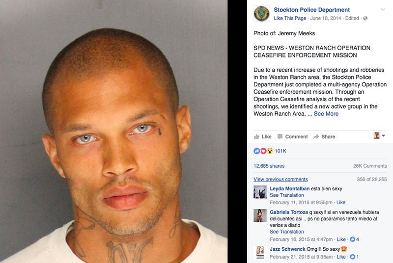 'Hot Convict' Jeremy Meeks Shows Off His Fancy Lifestyle