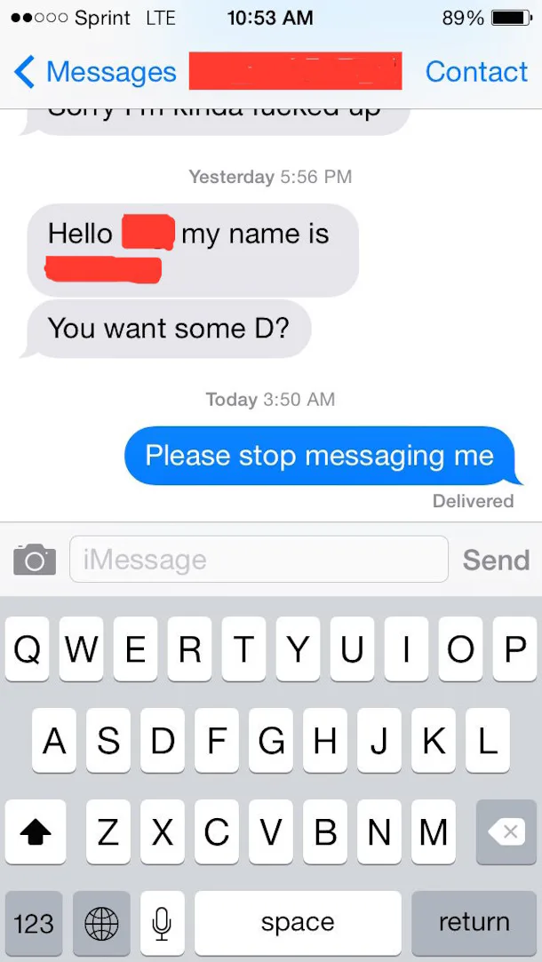 People Reveal Their Most Absurd Booty Call Texts