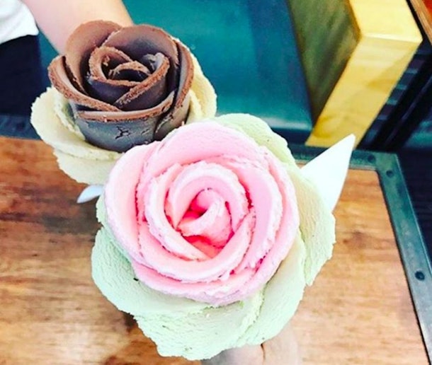These Rose-Shaped Gelato Cones Are Too Beautiful To Eat