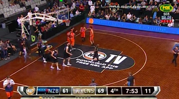 Basketball Player Pops Opponent's Eyeball Out Of Socket