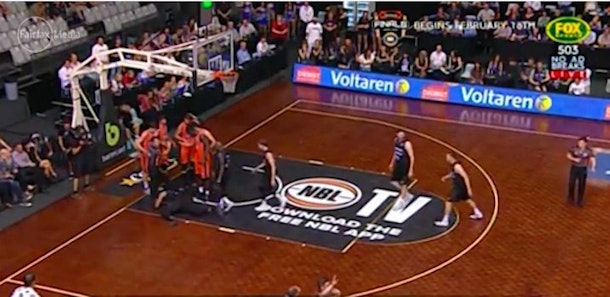 Basketball Player Pops Opponent's Eyeball Out Of Socket