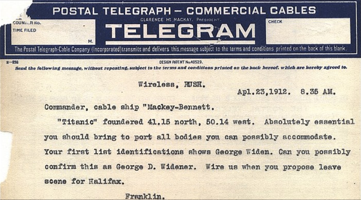 Titanic Rescuers Threw Some Victims' Bodies Overboard