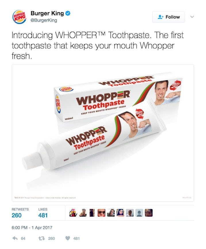 15 Of The Best Pranks This April Fools' Day On The Internet