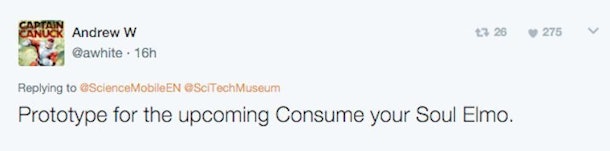 Terrifying Video Of Tickle Me Elmo Without Fur Goes Viral