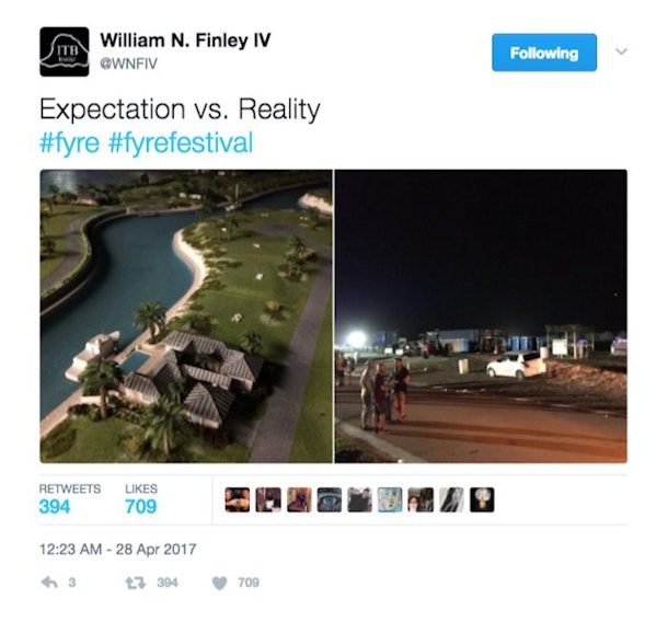 Tweets Show Fyre Festival Turn Into A Disaster