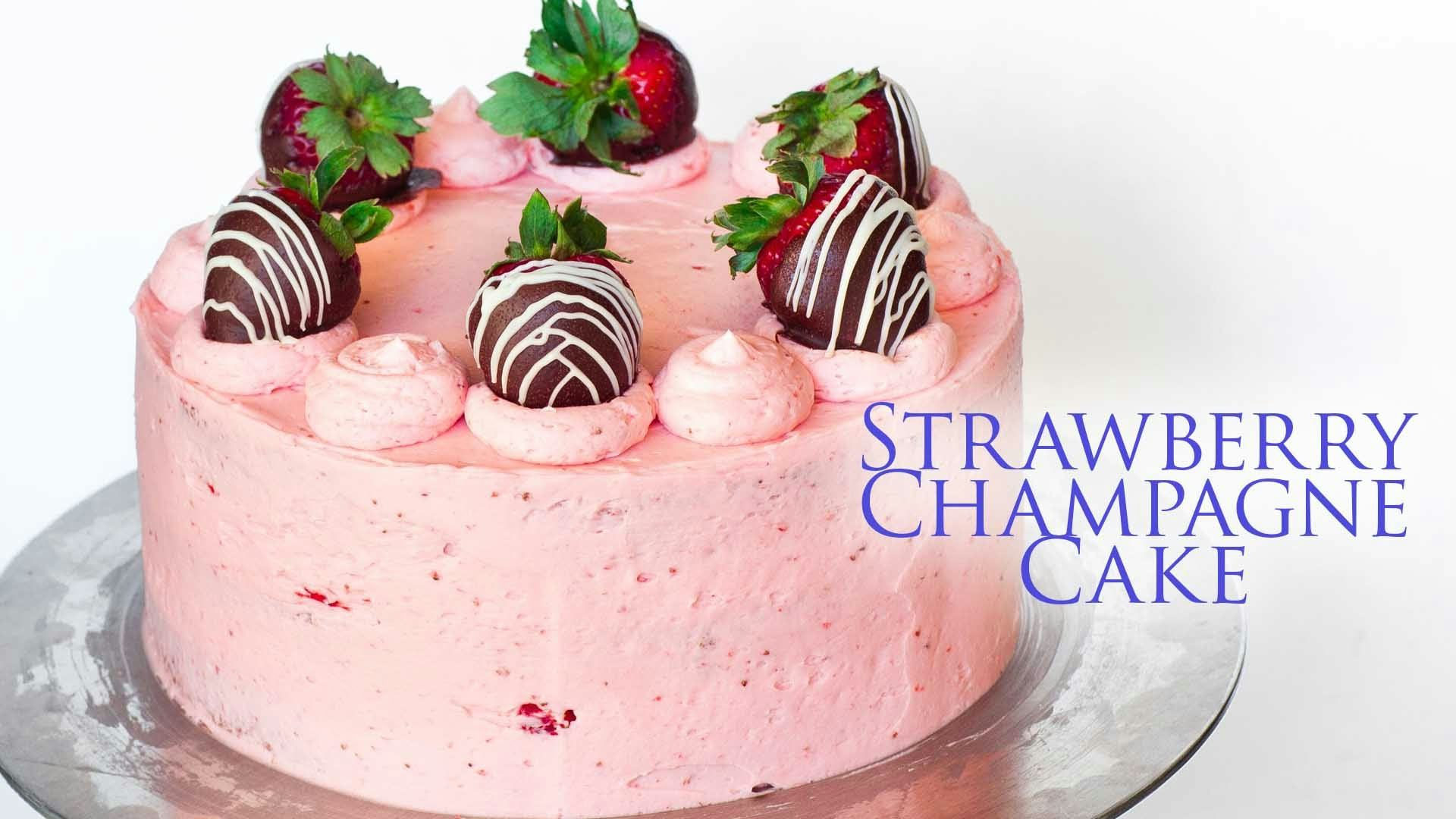 8 Champagne Birthday Cakes That'll Make Your Celebrating That Much More Lit