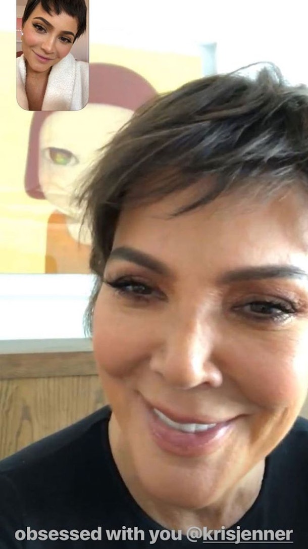 Kylie Jenner’s Pixie Cut Wig Makes Her Look Exactly Like Kris Jenner ...