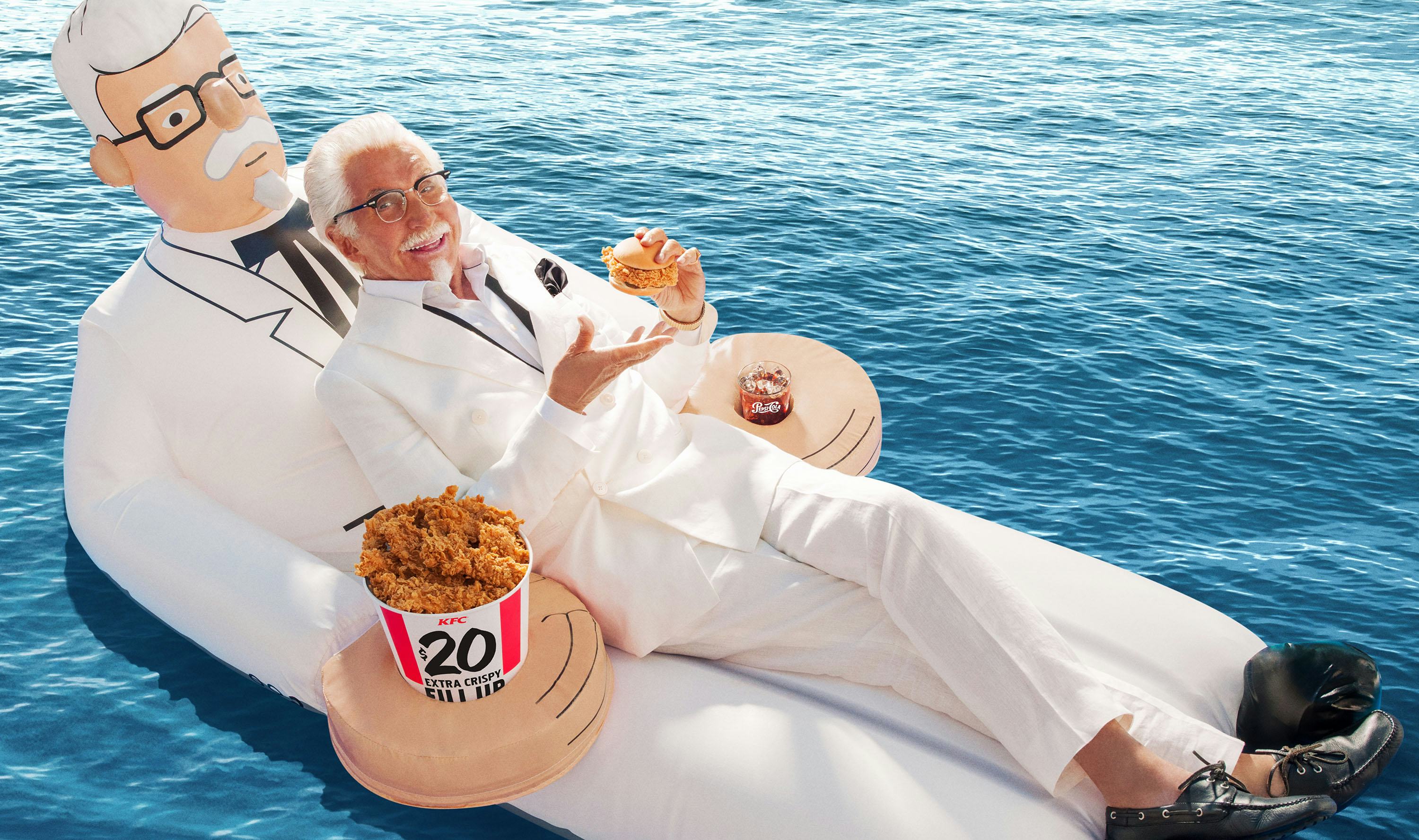 KFC's Colonel-Shaped Pool Floaties Will Make Your Summer Finger-Lickin ...