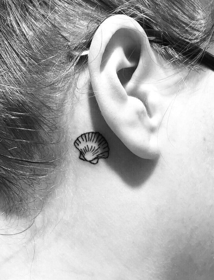 7 Small Shell Tattoo Ideas, So Your Love For The Beach Never Fades