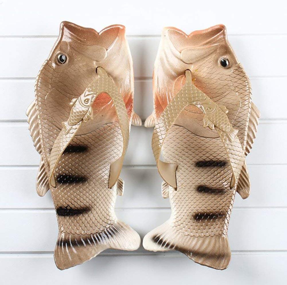 Where To Buy Rubber Fish Slippers Because Of Course These Are Real