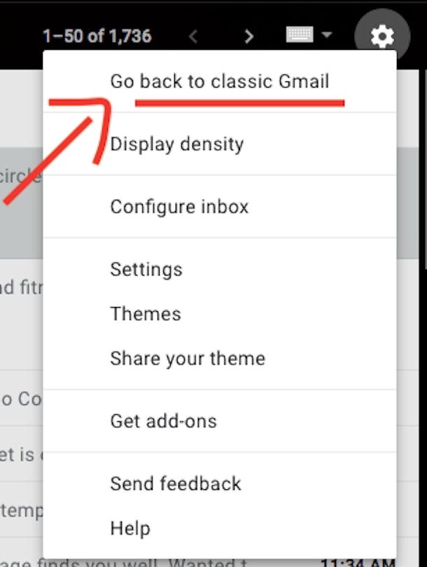 Here's How To Go Back To The Old Gmail Format If You Don't Like The New ...