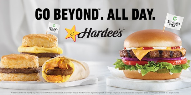 These Carl's Jr. & Hardee's Beyond Meat All-Day Menus Include Breakfast Burritos