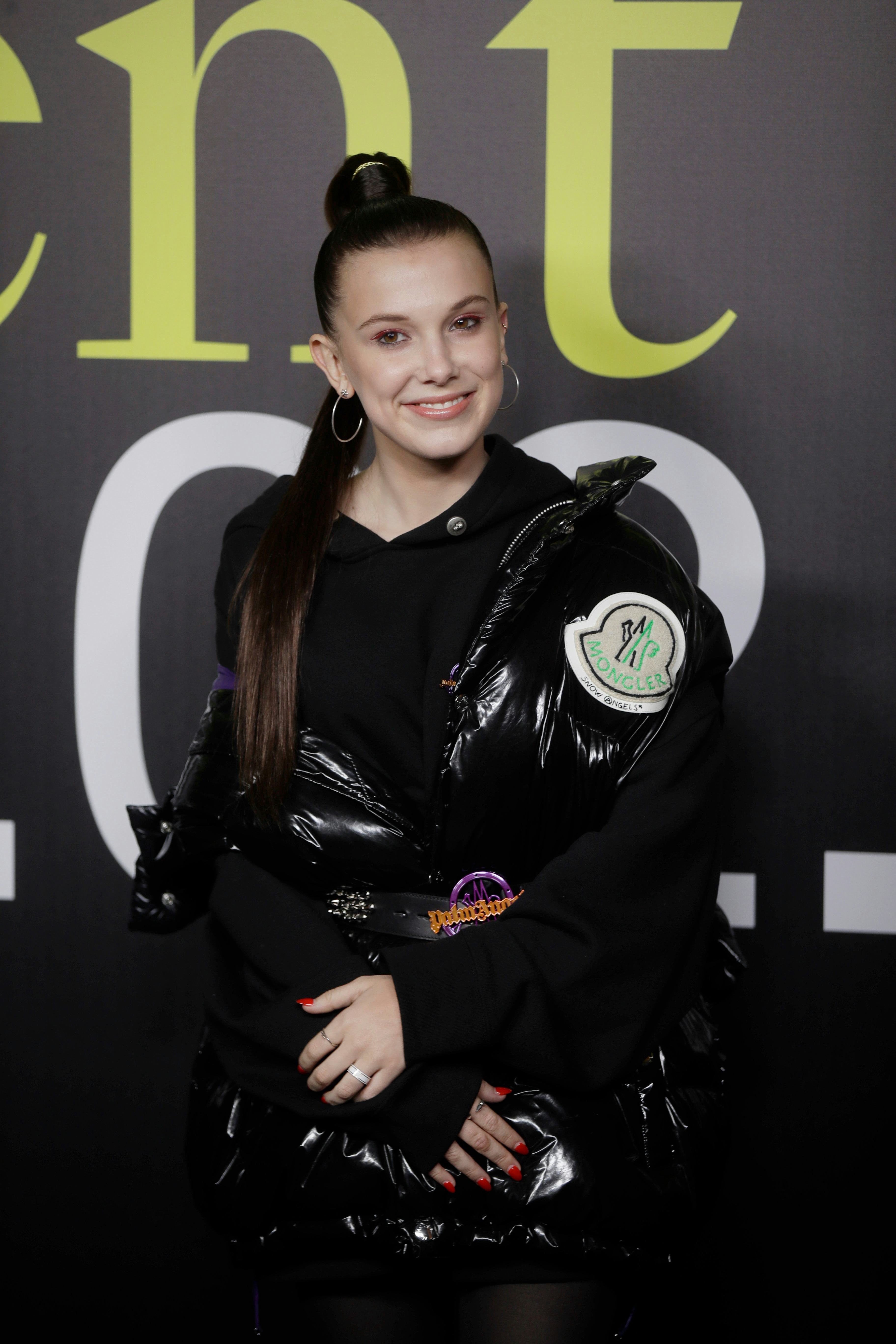 Millie Bobby Brown Wore A Super Long Ponytail Like A Queen, So ...
