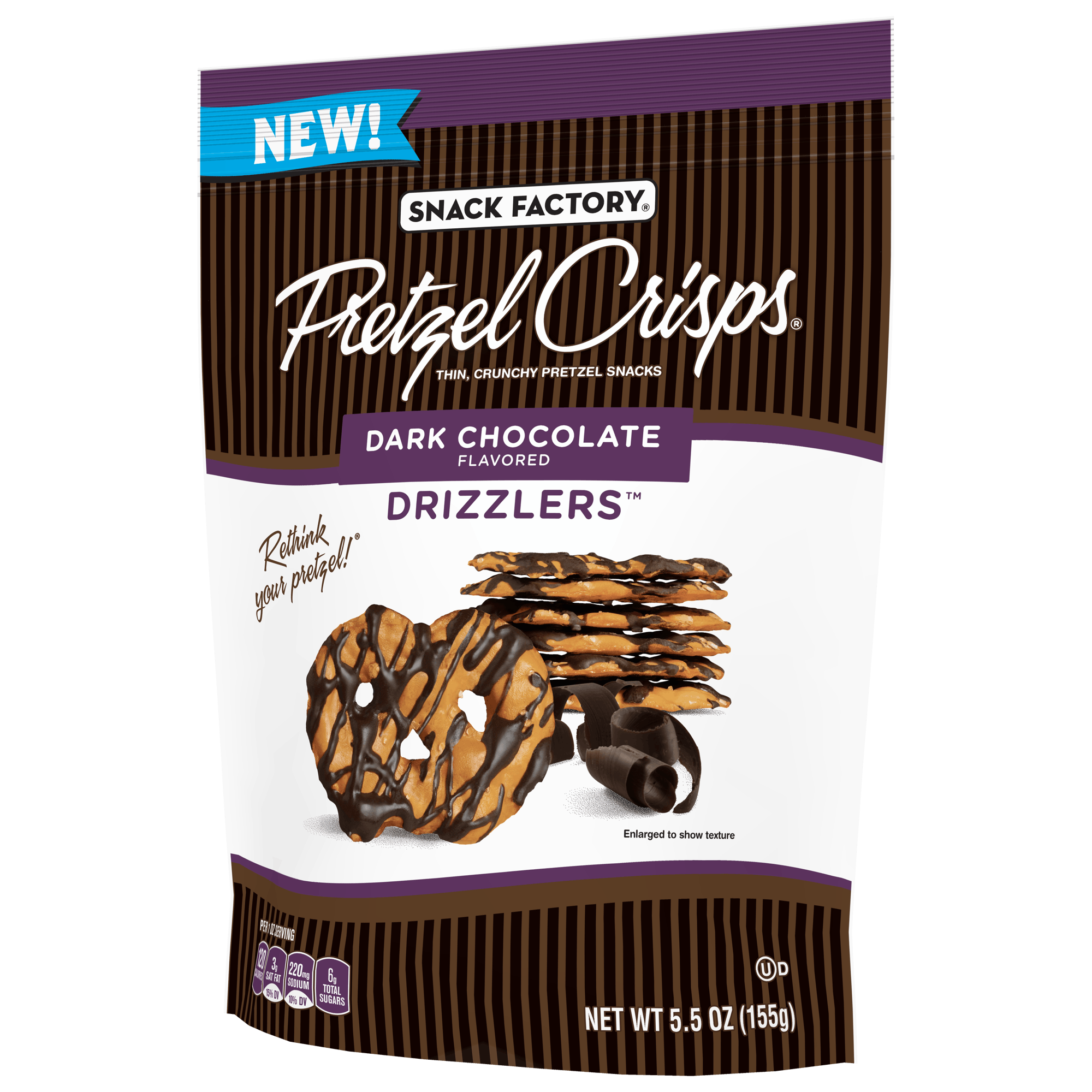 Snack Factory Pretzel Crisps' New Drizzlers Flavors Include Bites ...