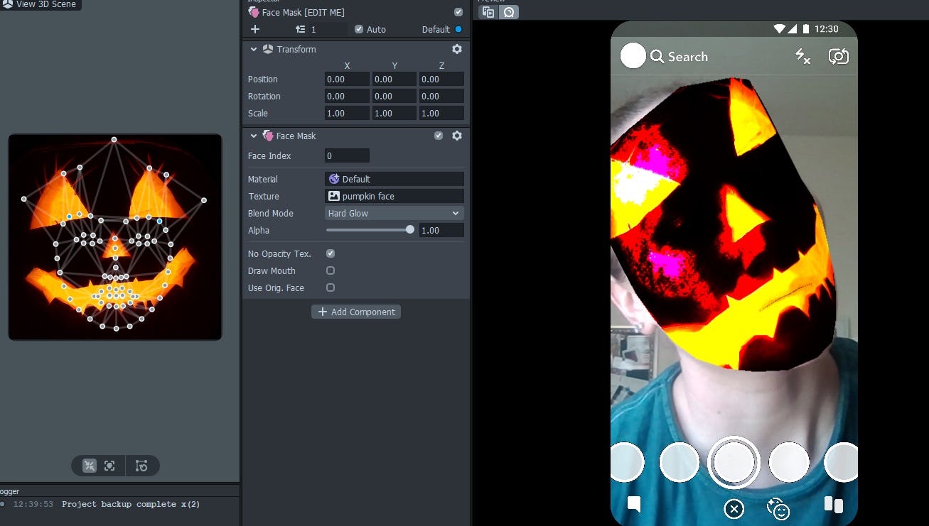 Snapchat lens studio tap image - qusttrend