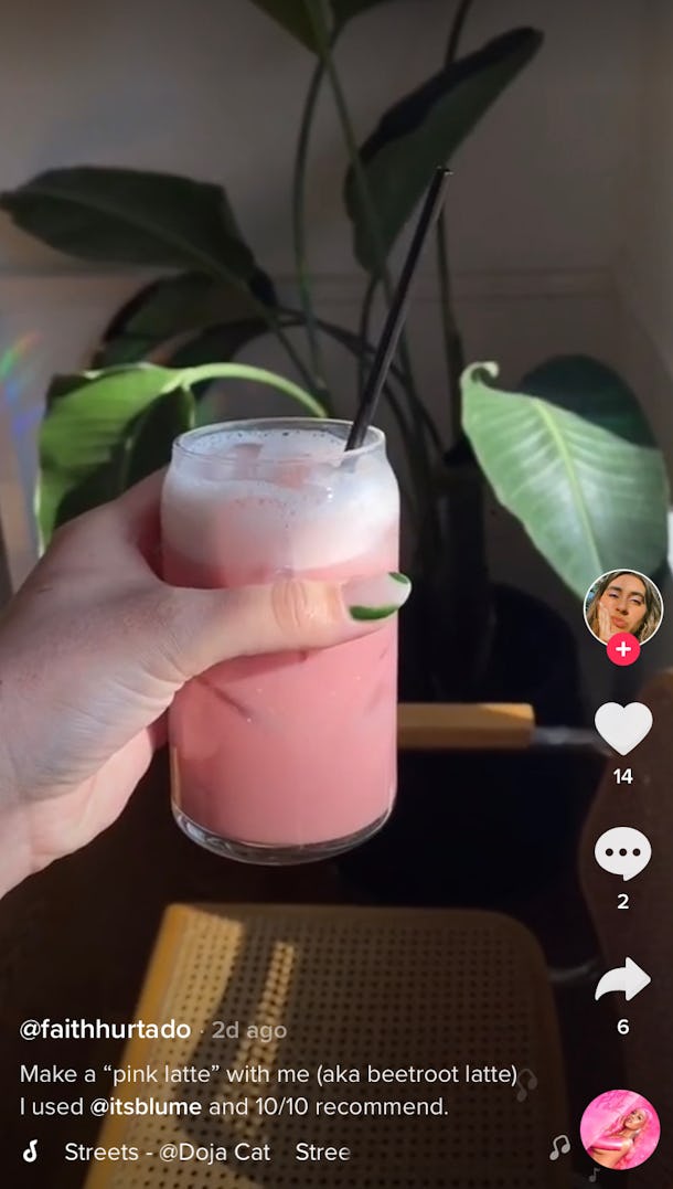 These Pink Latte TikTok Tutorials Are As Fun To Make As They Are To Watch